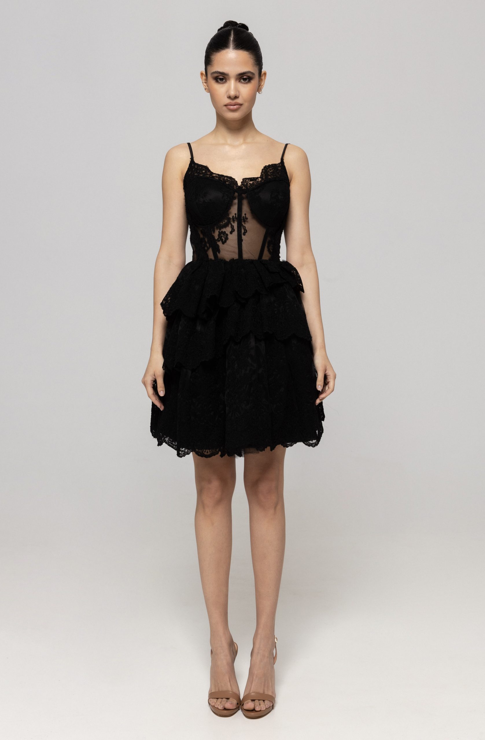 Rochie de ocazie din dantela cu corset Rosalia - ETIC