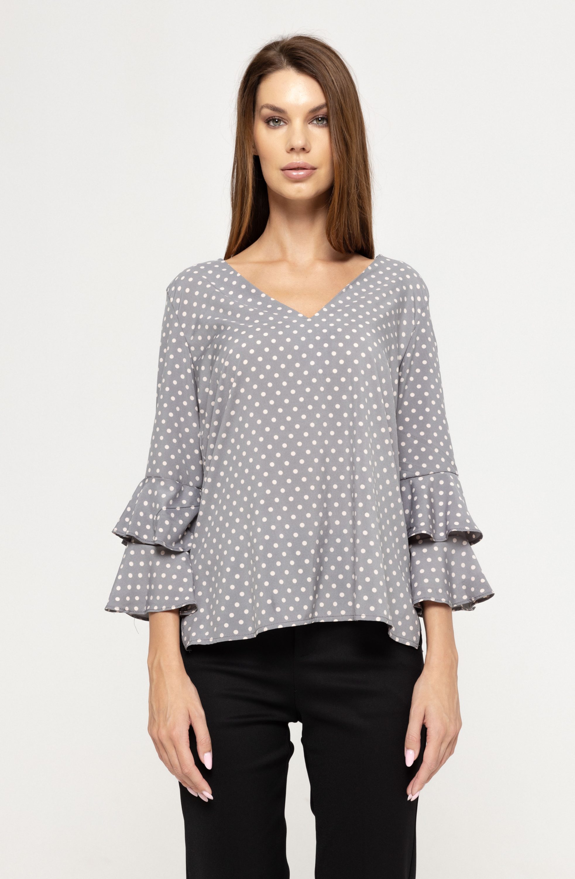 Bluza cu imprimeu buline Iulia - ETIC