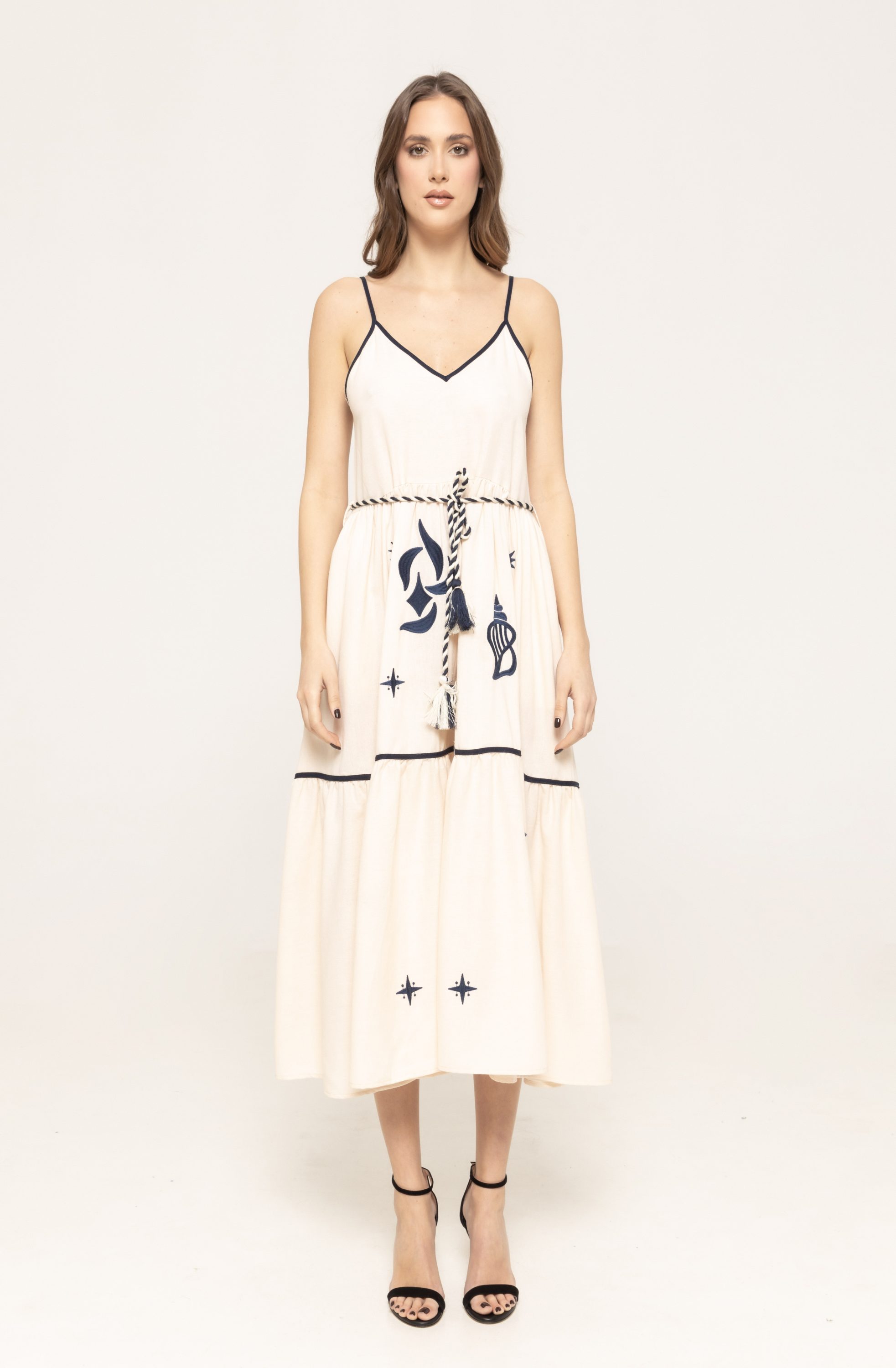 Rochie cu cordon in talie Look - ETIC