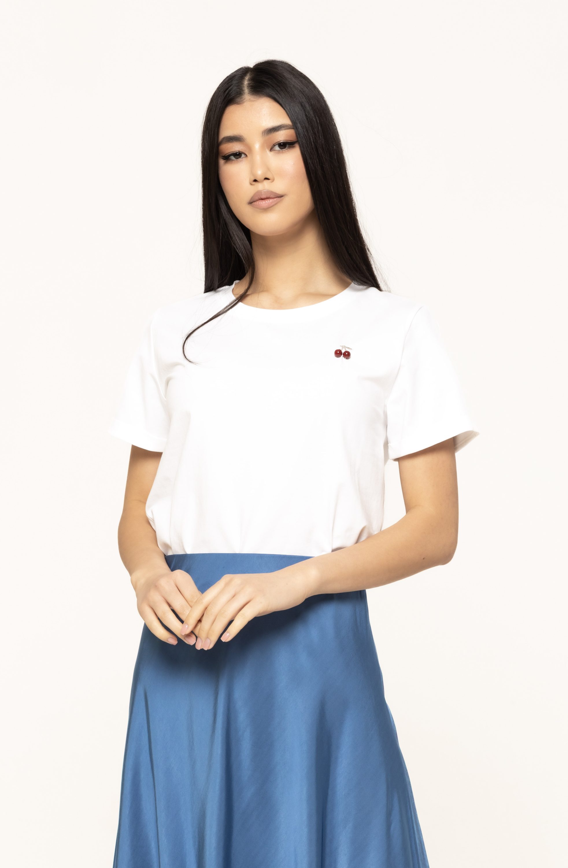 Tricou cu model cireasa Tess - ETIC