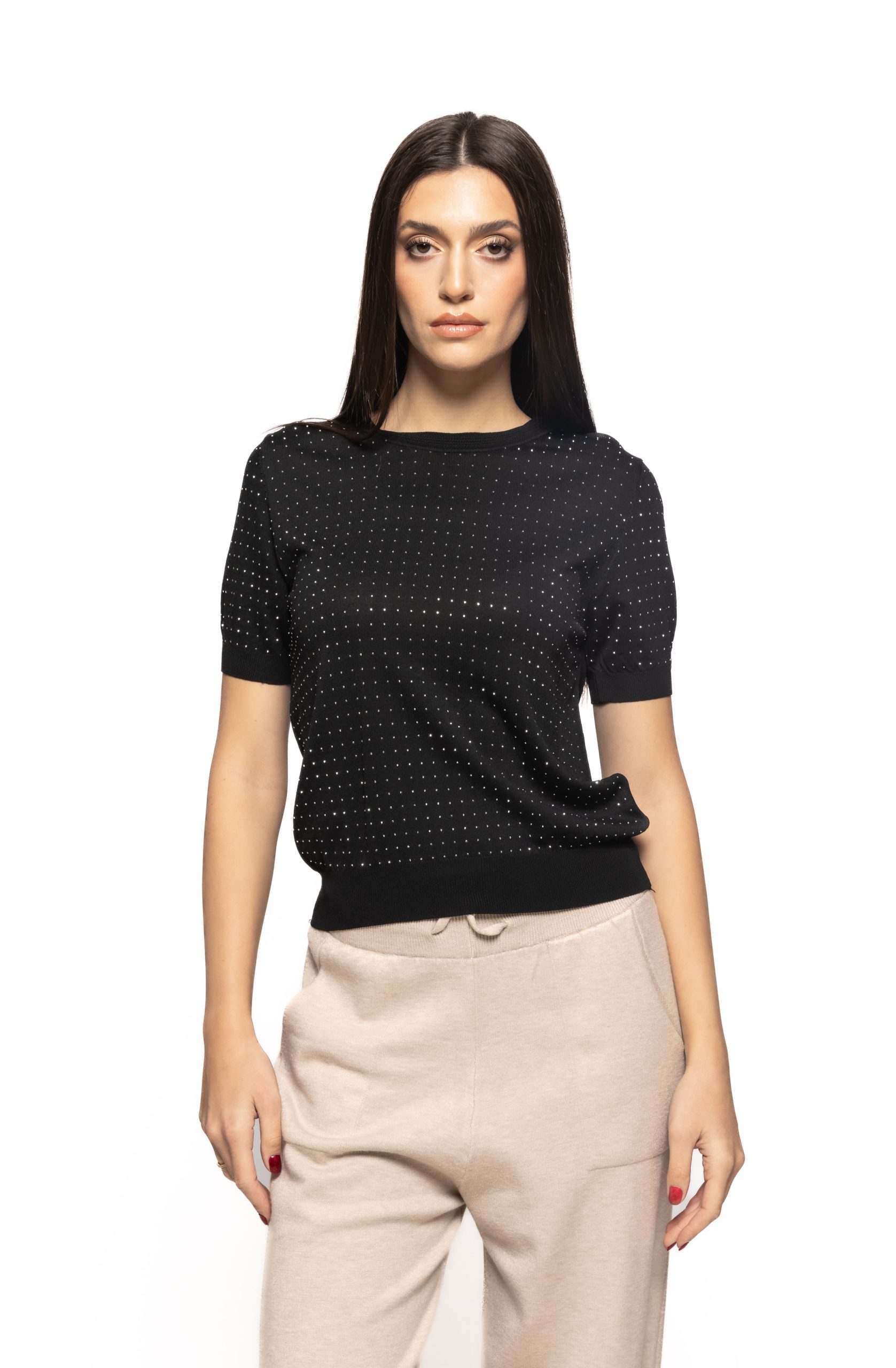 Bluza cu strasuri Brook - ETIC