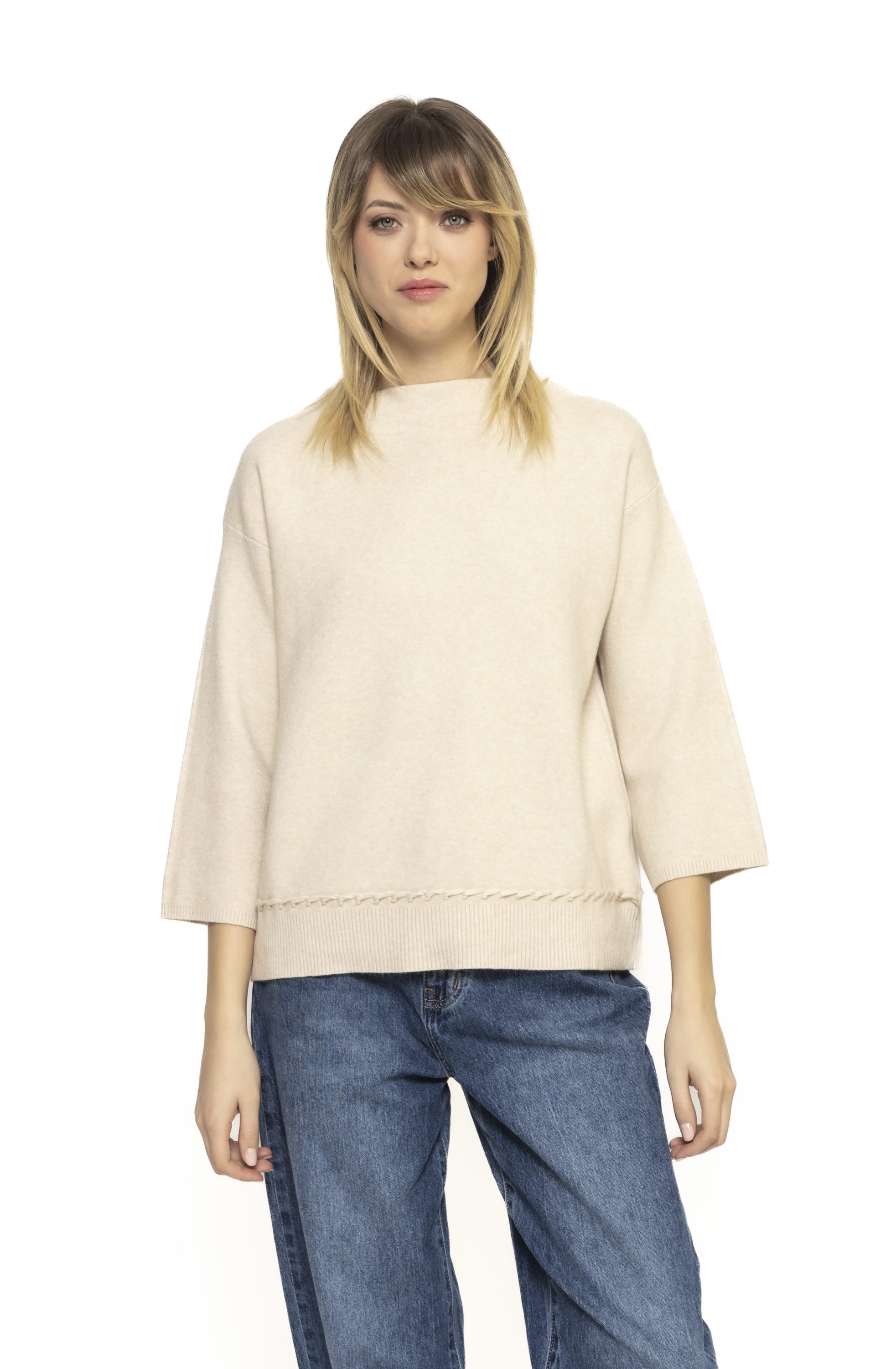 Pulover casual din tricot Silvia - ETIC