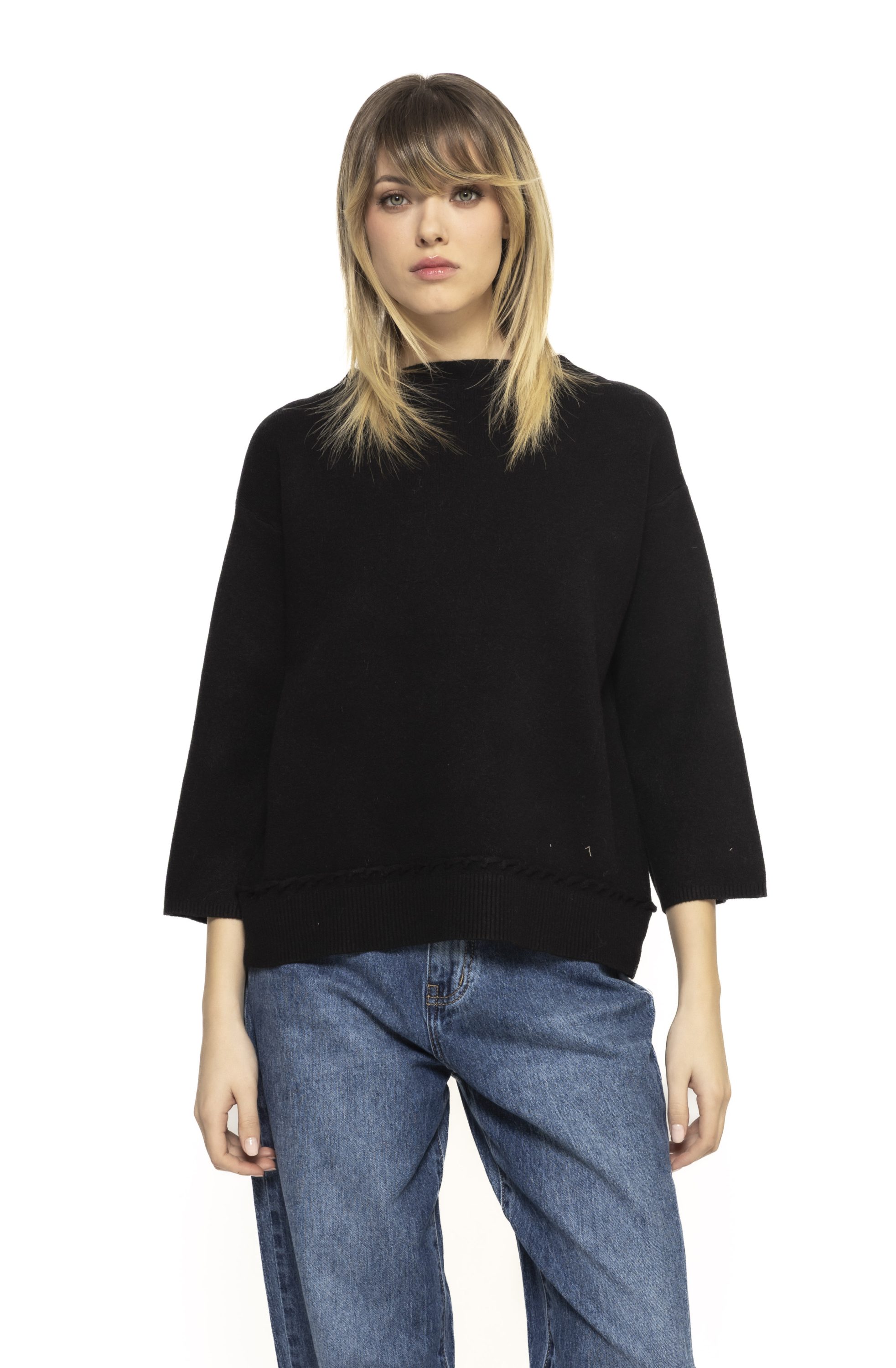 Pulover casual din tricot Silvia - ETIC