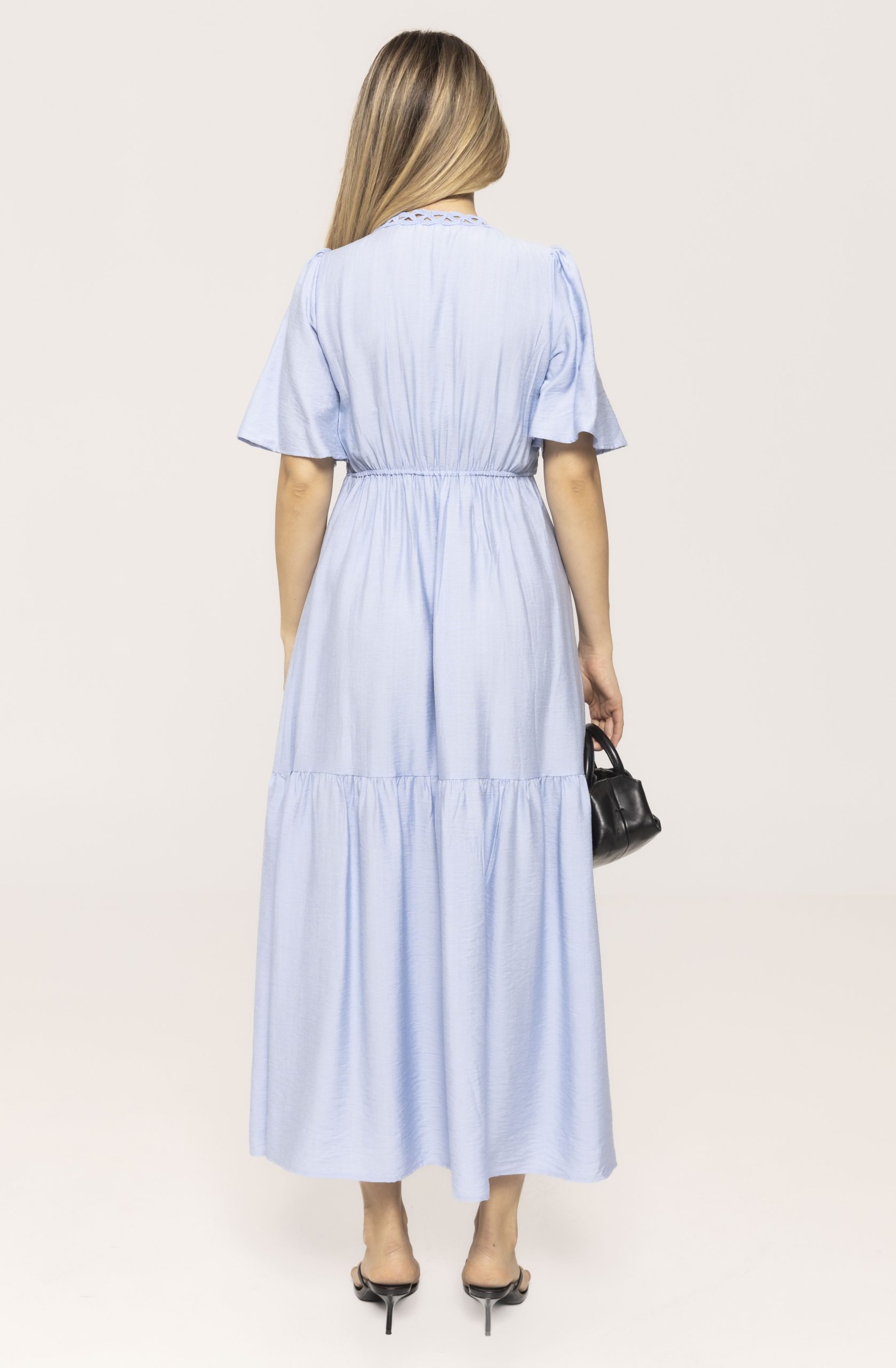 Rochie midi cu model broderie Andra - ETIC