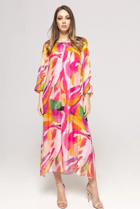 Rochie maxi cu matase Moon - ETIC