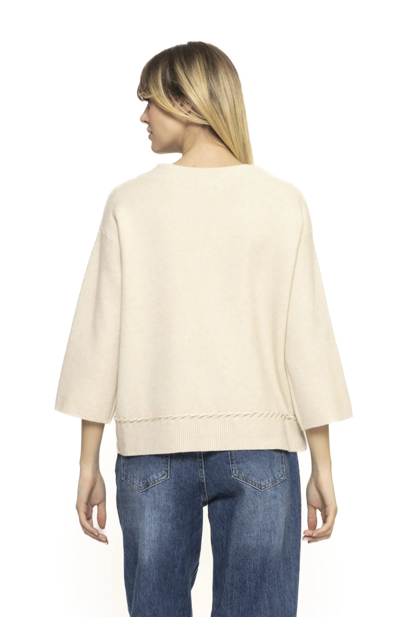 Pulover casual din tricot Silvia - ETIC